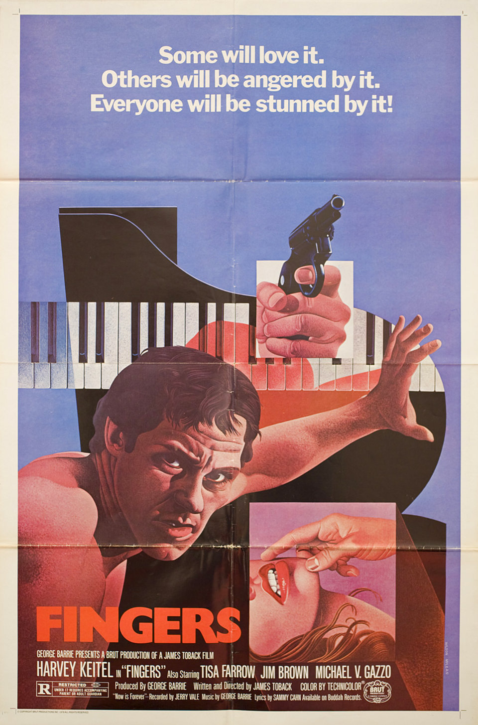 Fingers Original 1989 U.S. One Sheet Movie Poster - Posteritati Movie ...
