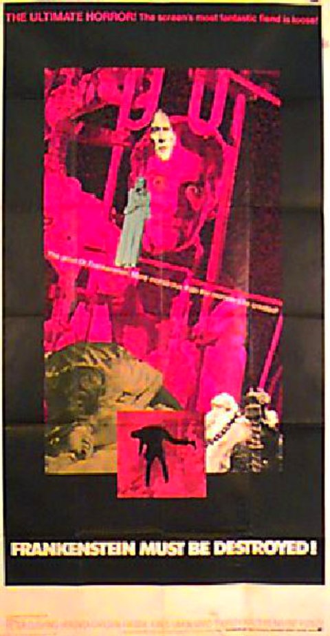 Frankenstein Must Be Destroyed Poster