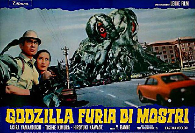Godzilla vs. Hedorah Original 1972 Italian Fotobusta Movie Poster ...