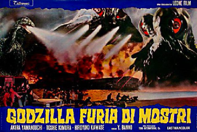 Godzilla vs. Hedorah Original 1972 Italian Fotobusta Movie Poster ...
