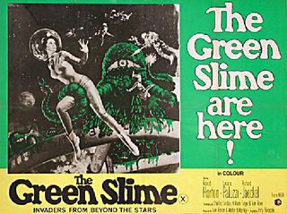 green slime ghost poster