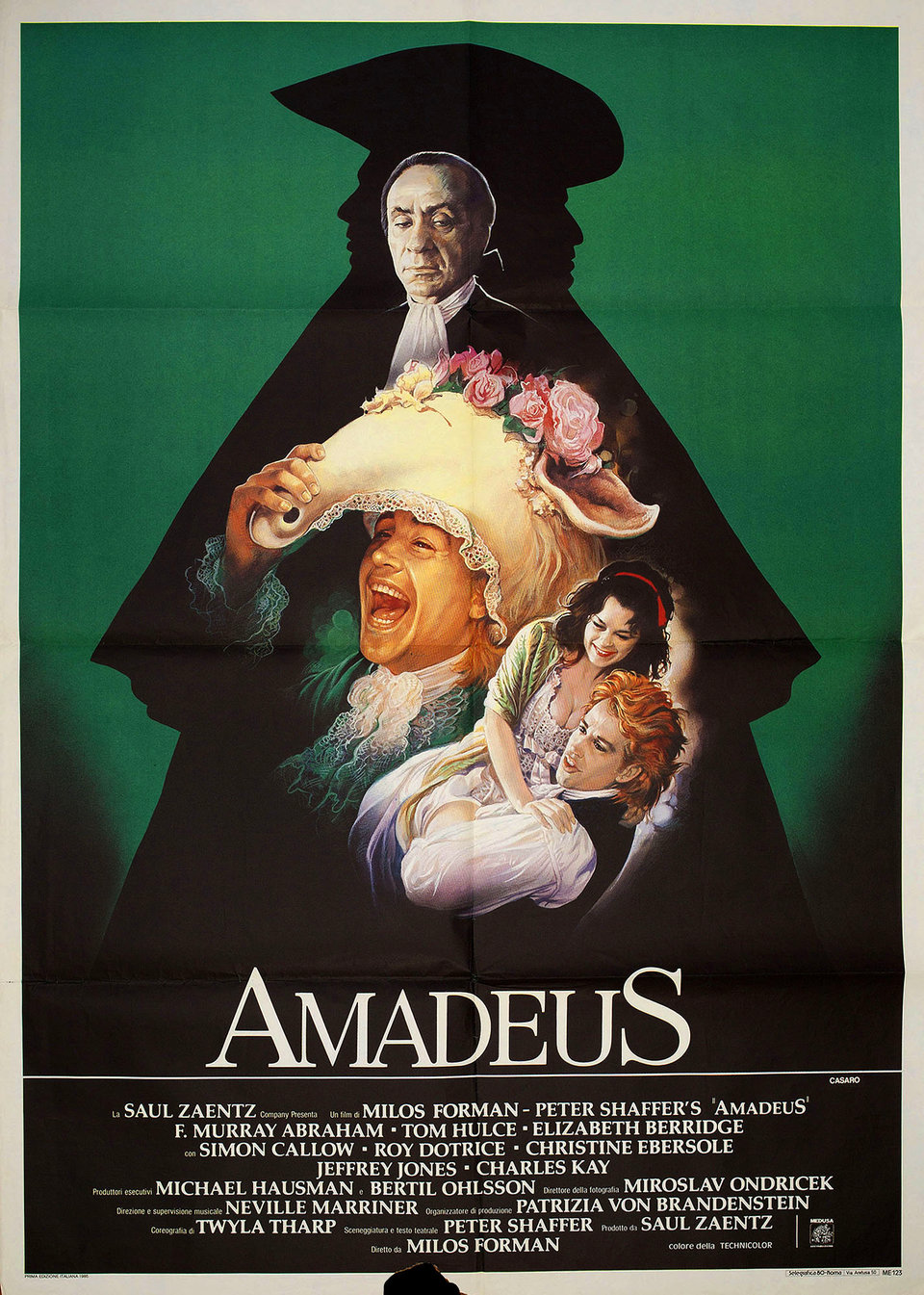 Amadeus Original 1985 Italian Due Foglio Movie Poster - Posteritati ...