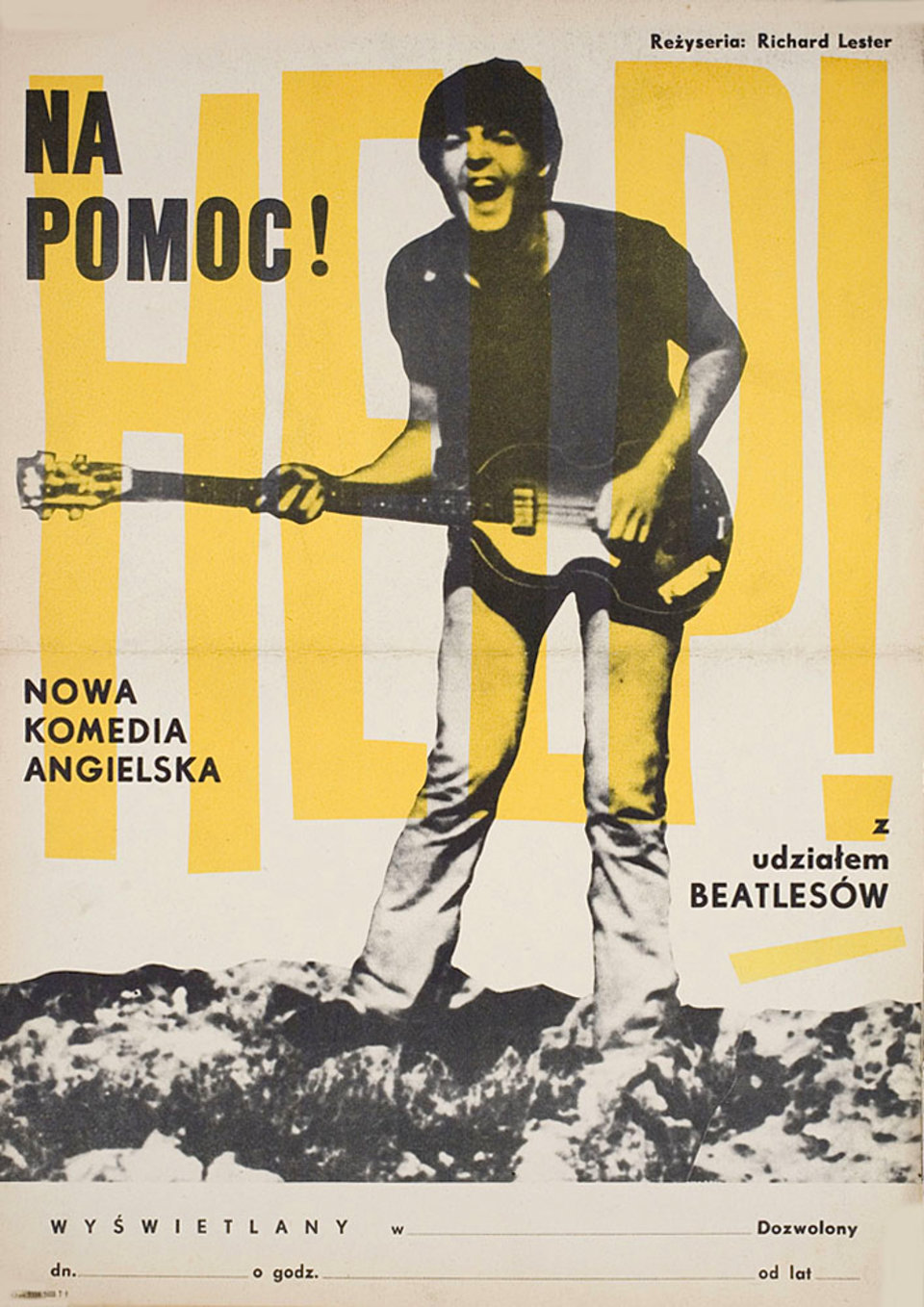 Help! Original 1965 Polish A3 Movie Poster - Posteritati Movie Poster ...