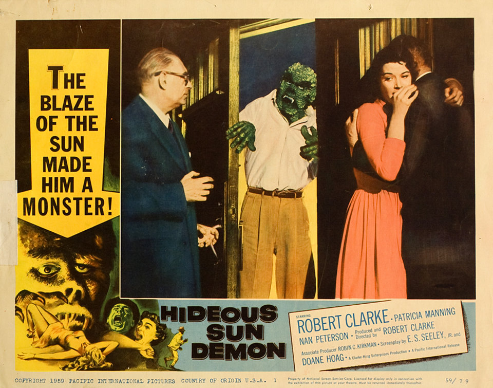 The Hideous Sun Demon Original 1959 U.S. Scene Card - Posteritati Movie ...