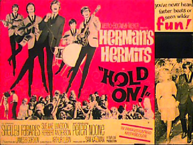 Hold On! Original 1966 British Quad Movie Poster - Posteritati Movie ...