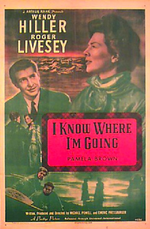 I Know Where I'm Going! Original 1947 U.S. One Sheet Movie Poster ...