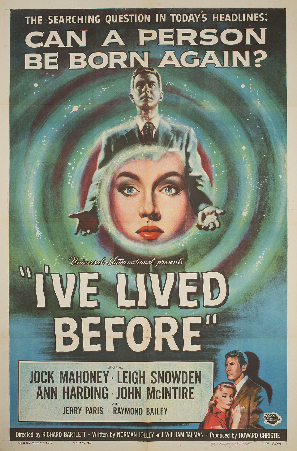 I ve Lived Before Original 1956 U S One Sheet Movie Poster i-ve-lived-before-original-1956-u-s-one-sheet-movie-poster