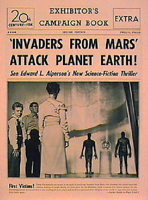 Invaders from Mars Original 1953 U.S. Movie Pressbook - Posteritati ...