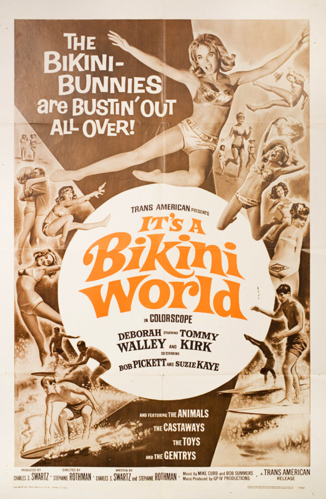 Its A Bikini World Original 1967 U S One Sheet Movie Poster