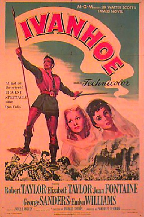Ivanhoe Original 1952 U.S. One Sheet Movie Poster - Posteritati Movie ...