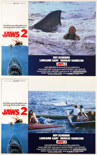 jaws 2 quad poster