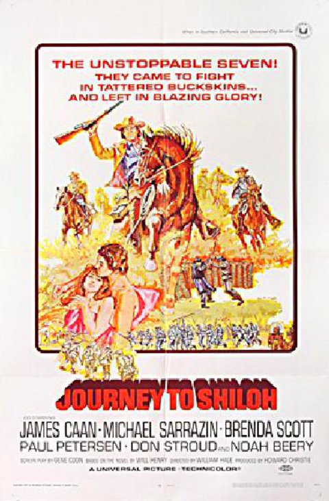 Journey to Shiloh Original 1968 U.S. One Sheet Movie Poster ...