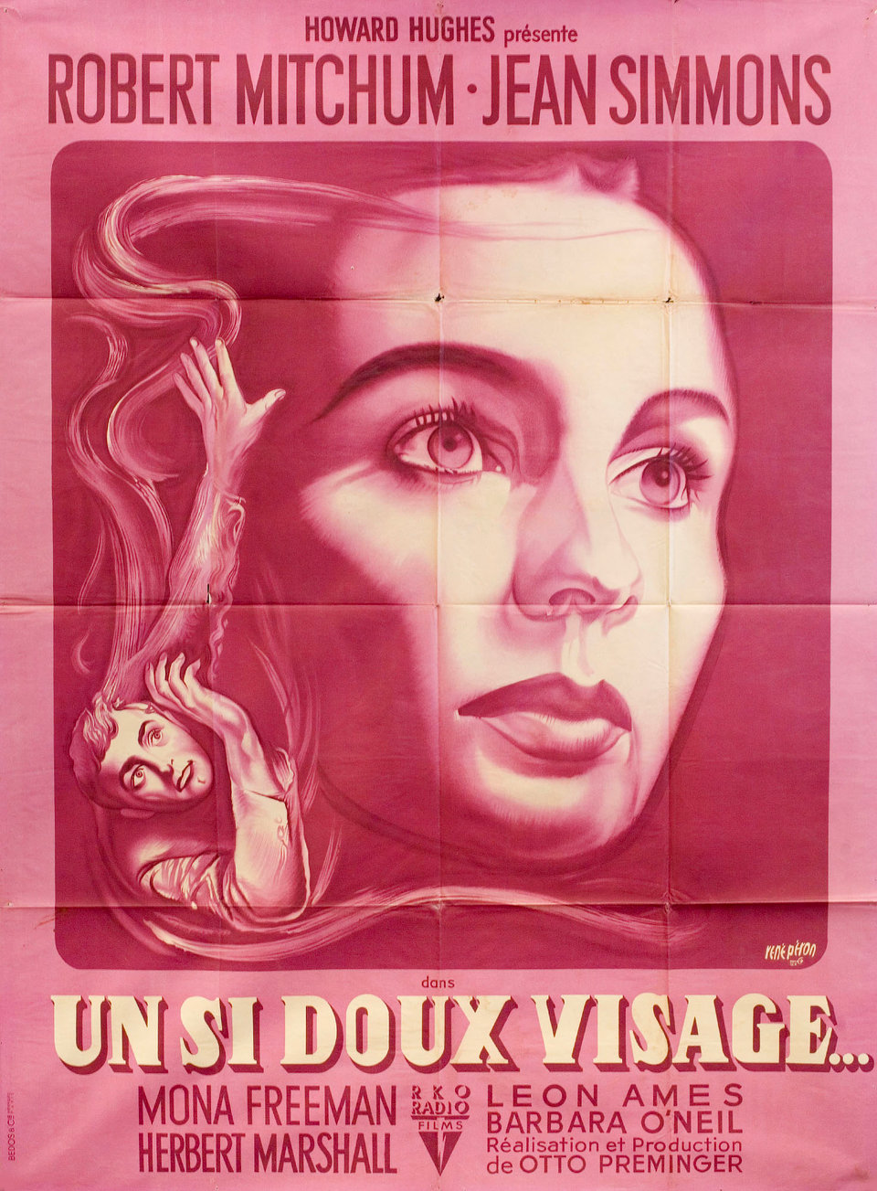 Angel Face 1953 French Grande Poster - Posteritati Movie Poster Gallery