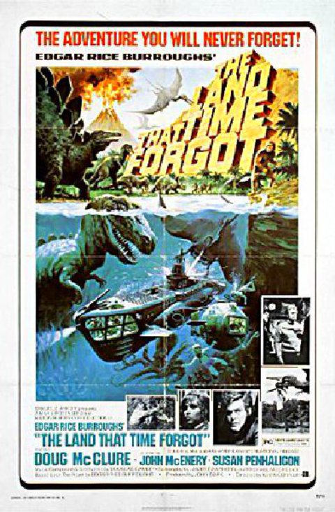 The Land That Time Forgot Original 1975 U.S. One Sheet Movie Poster ...
