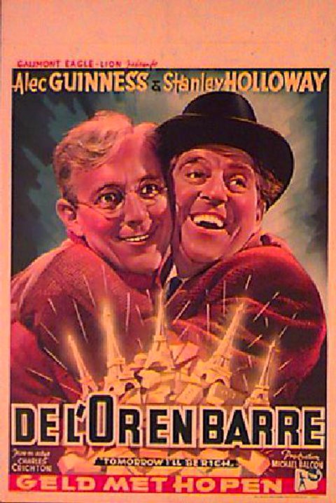 The Lavender Hill Mob Original 1951 Belgian Movie Poster - Posteritati ...