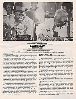 Leadbelly (1976) Original Movie Posters - Posteritati Movie Poster Gallery