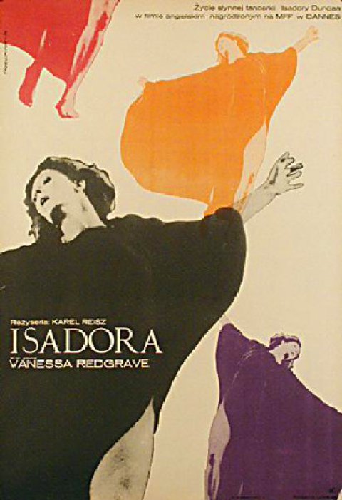 Isadora 1970 Polish A1 Poster - Posteritati Movie Poster Gallery