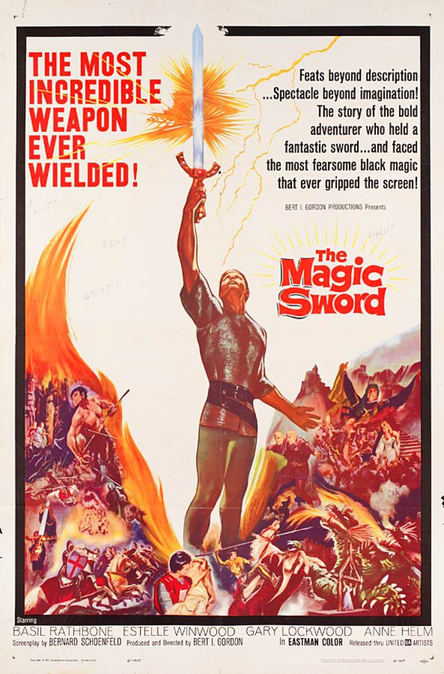 The Magic Sword Original 1961 U.S. One Sheet Movie Poster - Posteritati ...