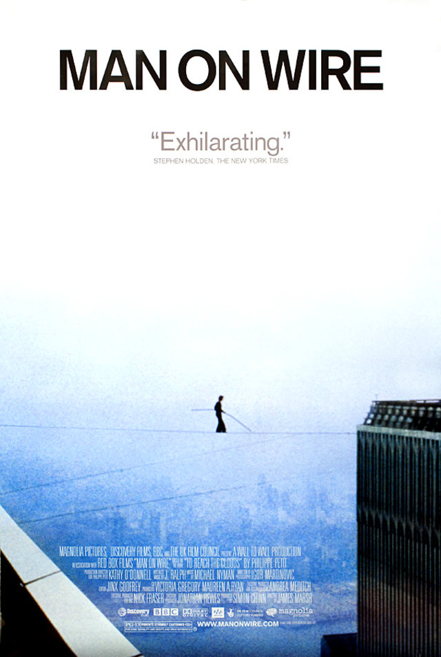 Man on Wire 2008 U.S. One Sheet Poster - Posteritati Movie Poster Gallery