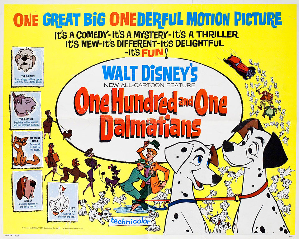 101 Dalmatians 1960 U S Half Sheet Poster Posteritati Movie Poster 101 Dalmatians 1960 U S Half Sheet Poster Posteritati Movie Poster