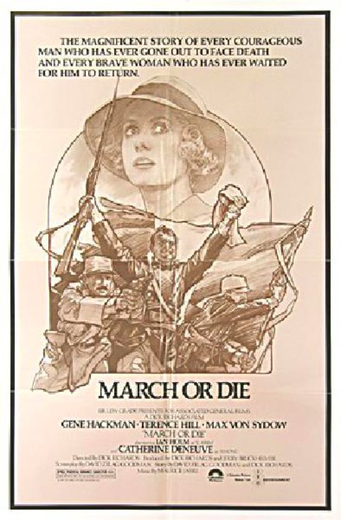 March or Die Original 1977 U.S. One Sheet Movie Poster - Posteritati Movie Poster Gallery