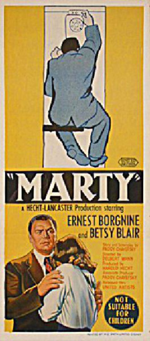 Marty Original 1955 Australian Daybill Movie Poster - Posteritati Movie ...