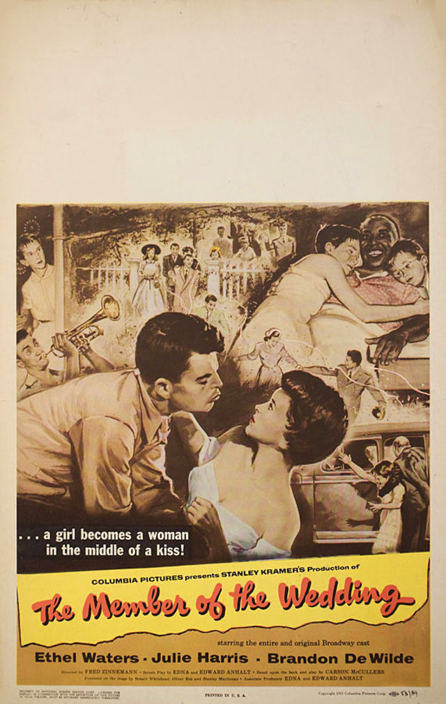 The Member of the Wedding Original 1953 U.S. Window Card Movie Poster ...