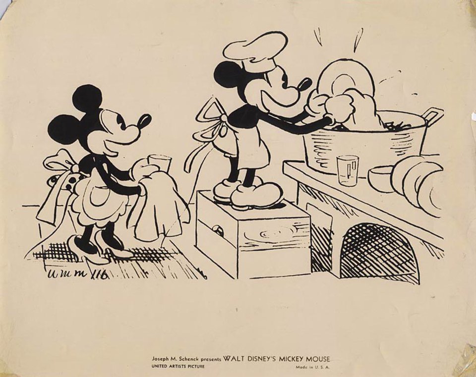 Mickey Mouse Julebakgrunn