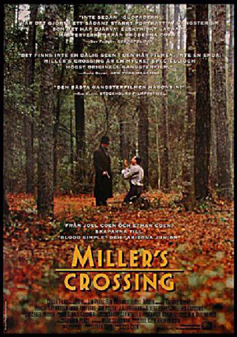 Millers Crossing Plakat Miller's Crossing (1990) — True Myth Media