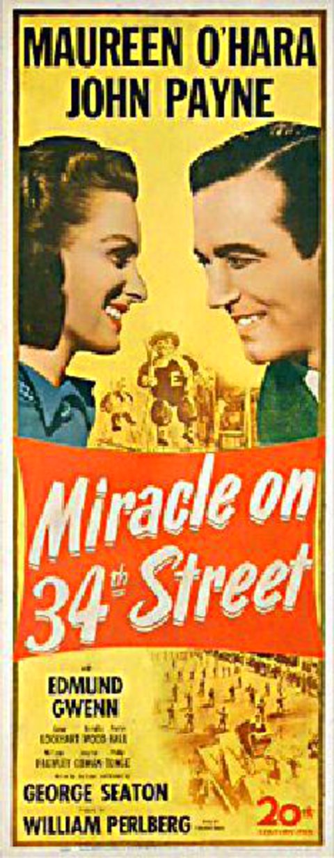 Miracle On 34th Street 1947 Poster