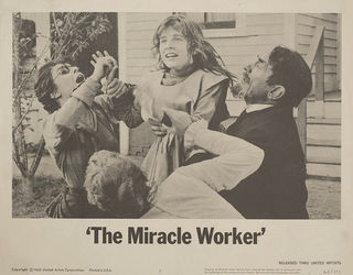 The Miracle Worker 1962 Poster