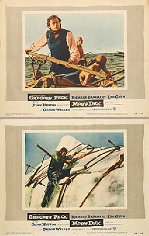 Moby Dick Original 1956 U.S. Scene Card Set of 2 - Posteritati Movie ...