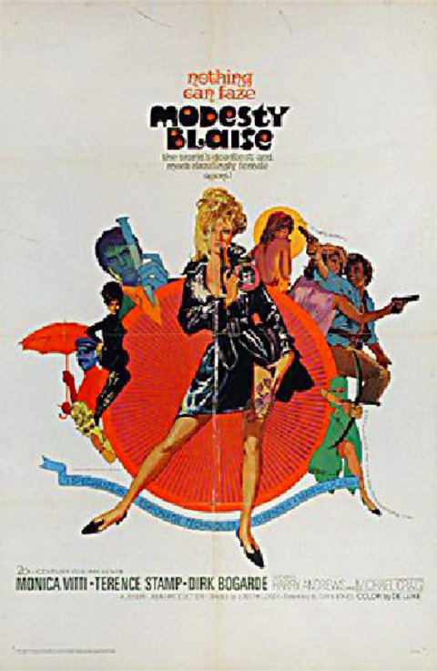 Modesty Blaise 1966 U.S. One Sheet Poster - Posteritati Movie Poster ...