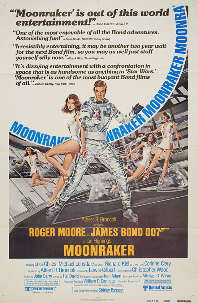 Moonraker Original 1979 U.S. One Sheet Movie Poster - Posteritati Movie Poster Gallery