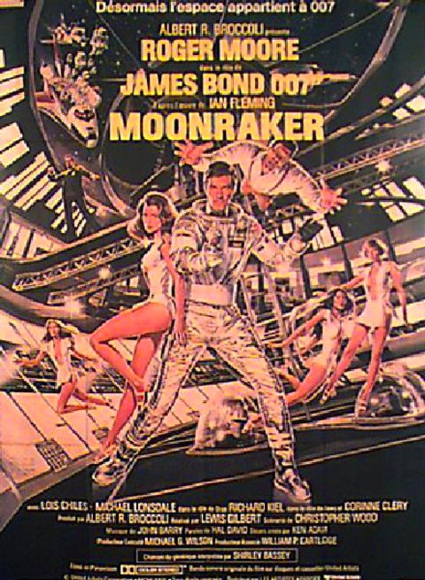 Moonraker 1979 French Grande Poster - Posteritati Movie Poster Gallery