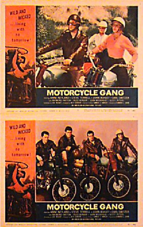 Motorcycle Gang Original 1957 U.S. Lobby Card Set - Posteritati Movie ...