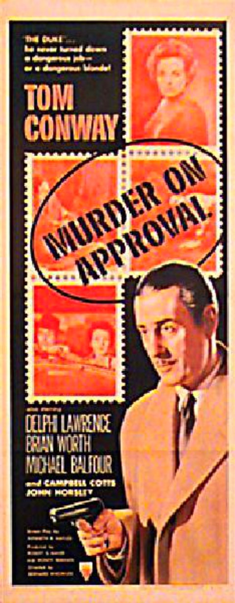 Murder on Approval 1956 U.S. Insert Poster - Posteritati Movie Poster Gallery