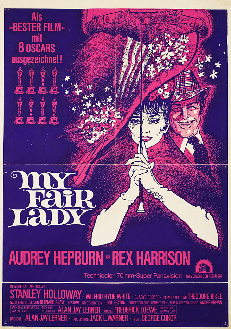My Fair Lady R1969 German A2 Poster Posteritati Movie Poster Gallery