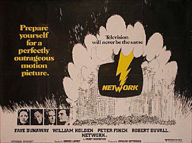 Network 1976 British Quad Poster - Posteritati Movie Poster Gallery