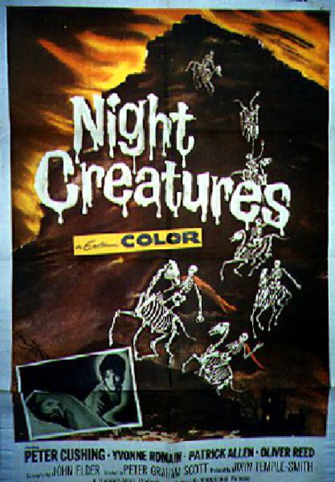 Night Creatures Original 1962 U.S. One Sheet Movie Poster - Posteritati ...