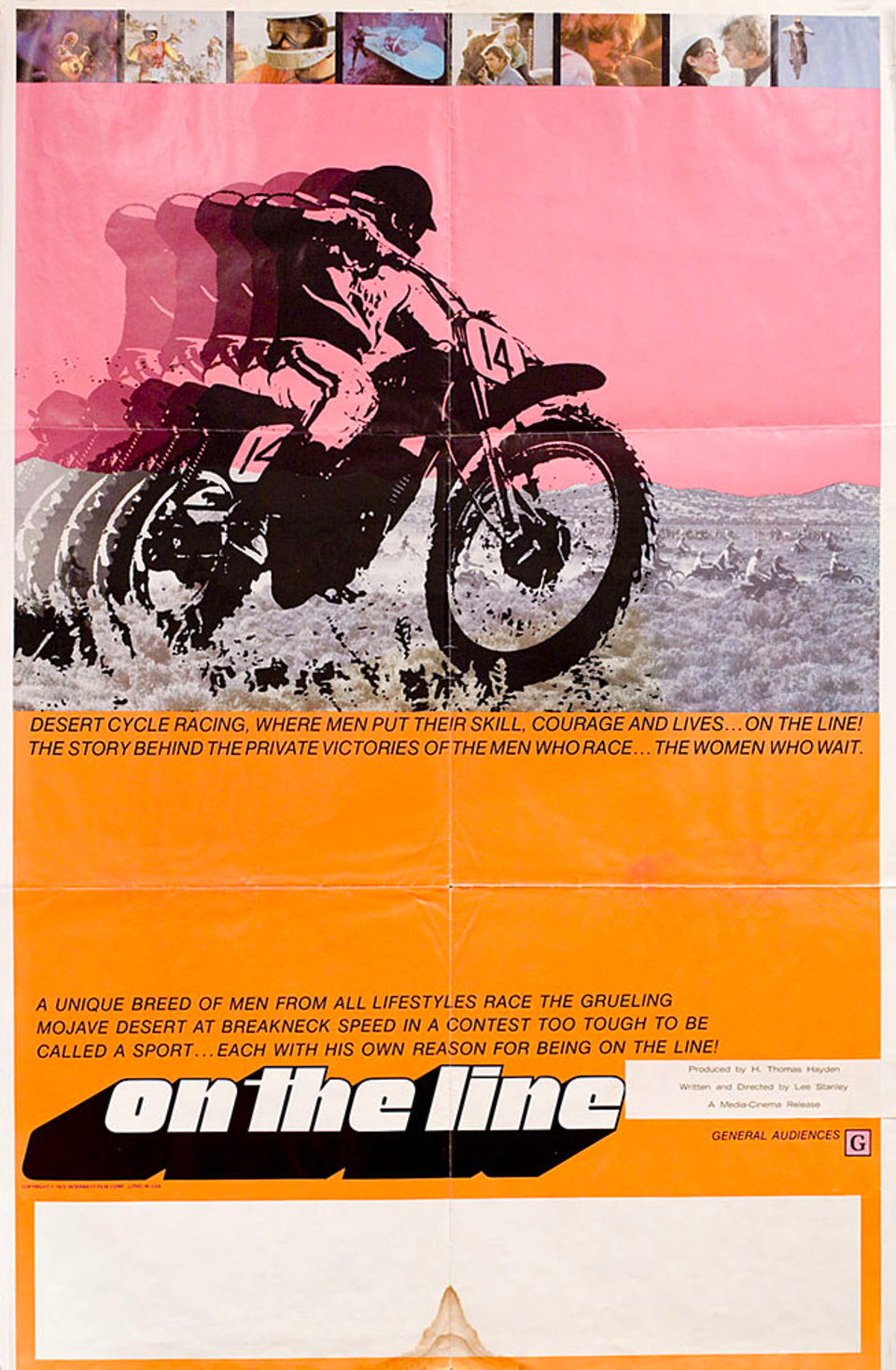On the Line 1971 U.S. One Sheet Poster - Posteritati Movie Poster Gallery