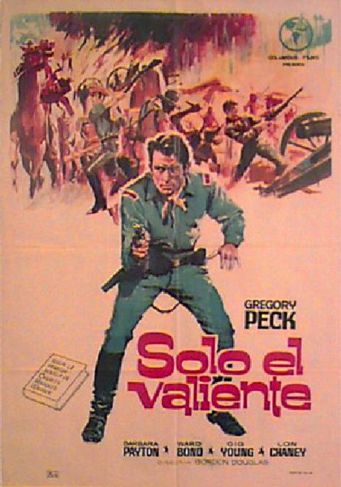 Only the Valiant Original 1960 Spanish B1 Movie Poster - Posteritati ...