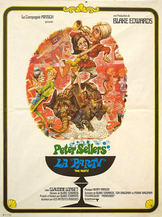 Peter Sellers The Party Poster Peter Sellers The Party Hi Res Stock