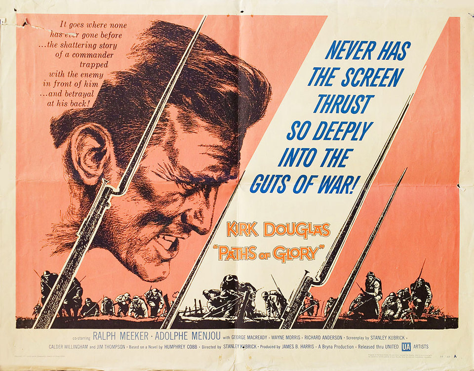 Paths Of Glory Original 1957 U S Half Sheet Movie Poster Posteritati
