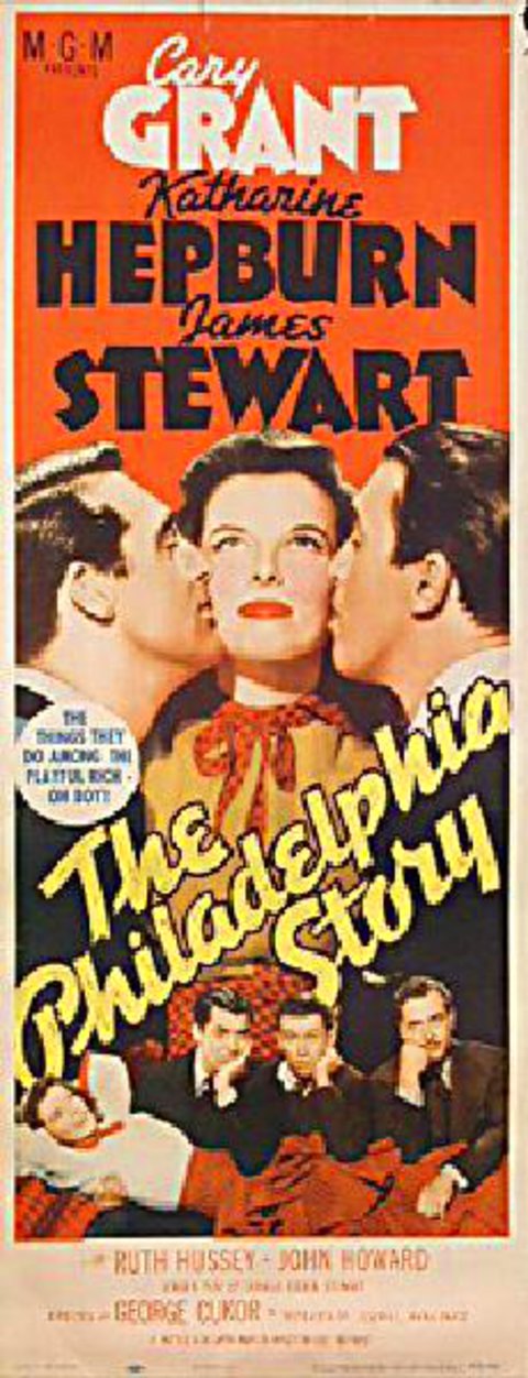 The Philadelphia Story Original R1955 U.S. Insert Movie Poster - Posteritati Movie Poster Gallery