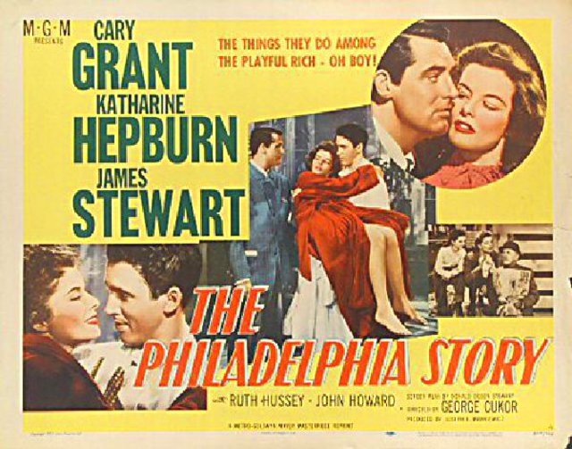 The Philadelphia Story Original R1955 U.S. Half Sheet Movie Poster ...