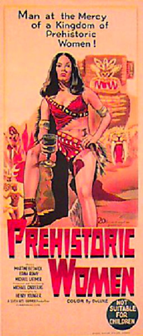 Prehistoric Women 1966 Australian Daybill Poster Posteritati Movie