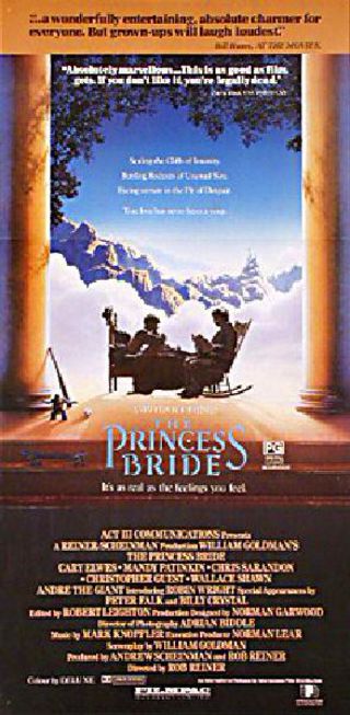 The Princess Bride (1987) Original Movie Posters - Posteritati Movie ...
