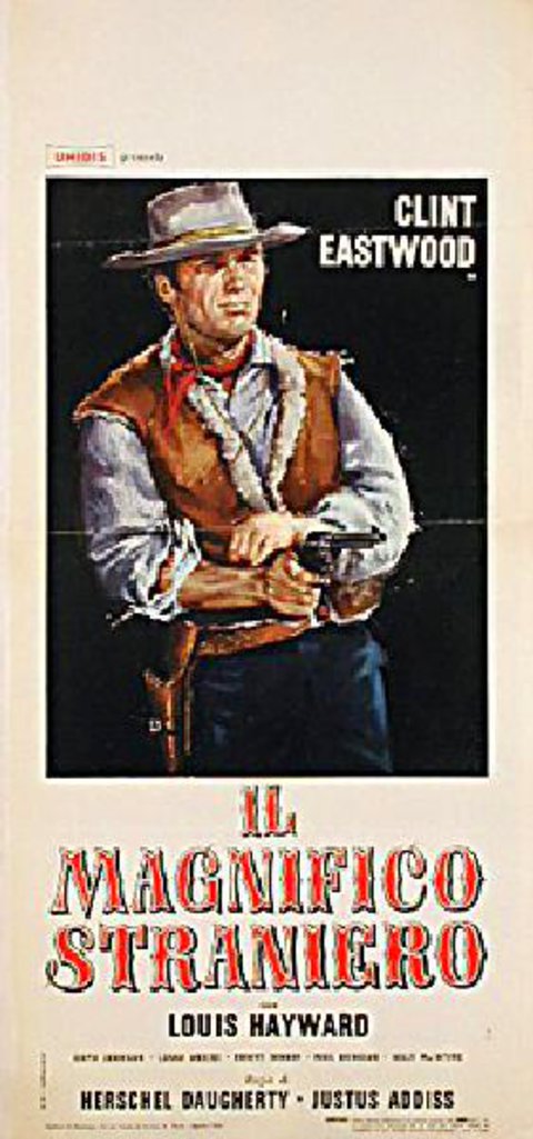 The Magnificent Stranger Original 1966 Italian Locandina Movie Poster ...