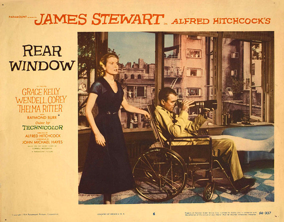Rear Window Original 1954 U.S. Scene Card - Posteritati Movie Poster ...